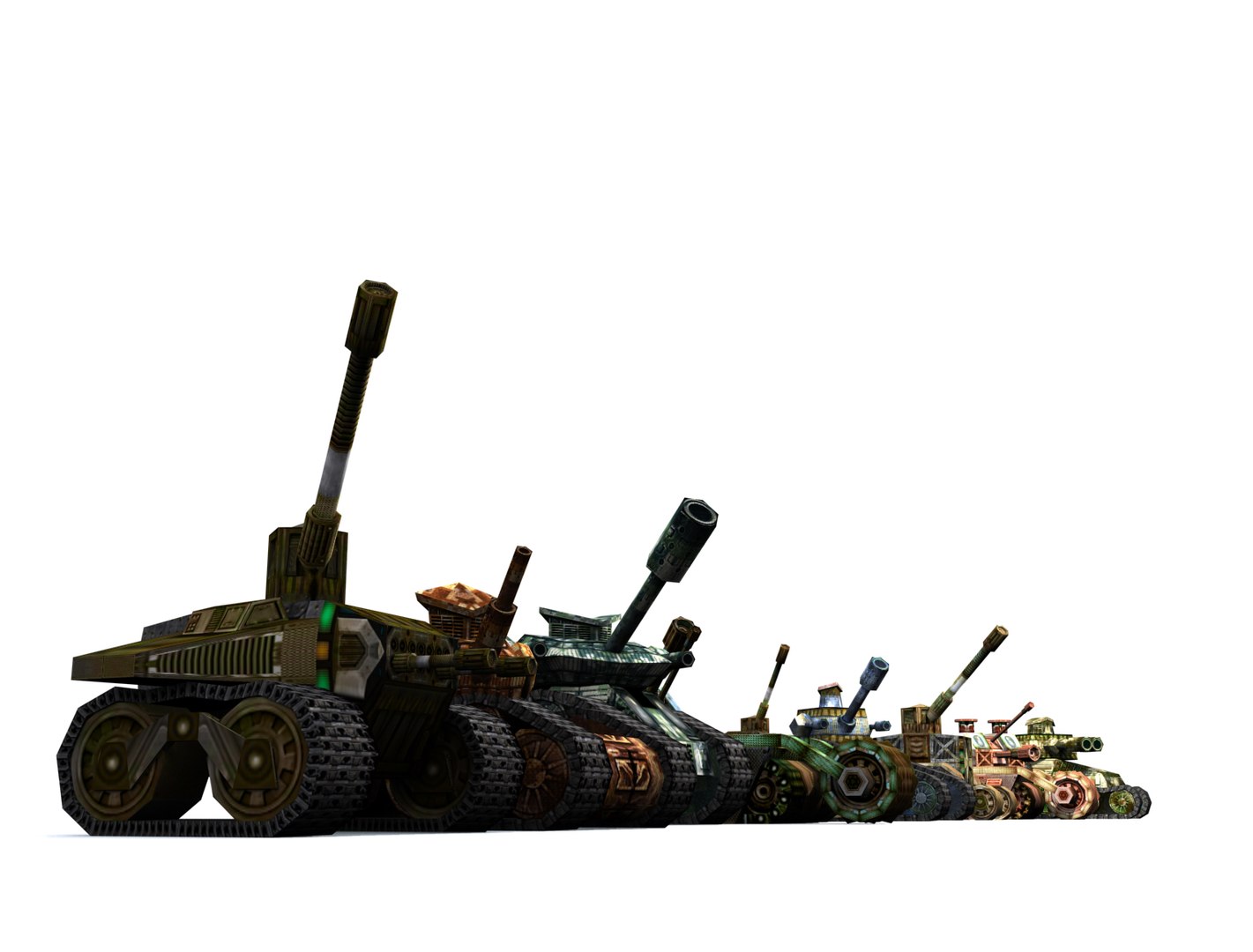 14 Tanks 3d X