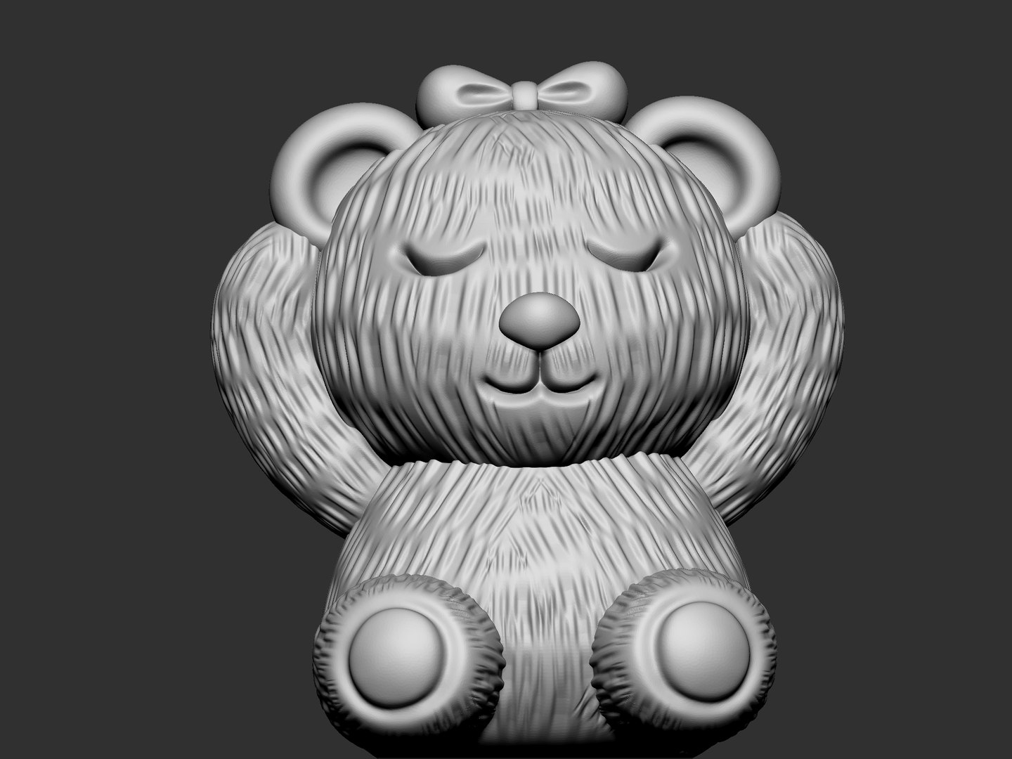 3D model cute bear - TurboSquid 2168412