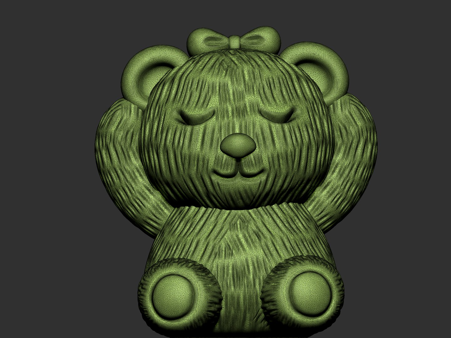 3D Model Cute Bear - TurboSquid 2168412