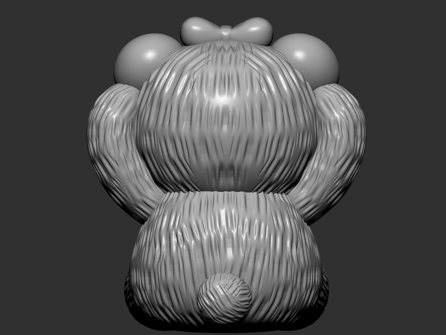 3D Model Cute Bear - TurboSquid 2168412