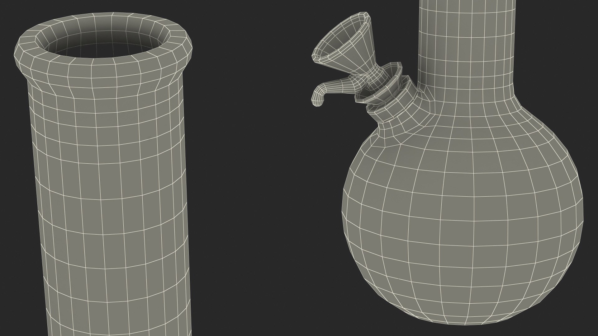 Round Glass Bong 3D model - TurboSquid 1997950