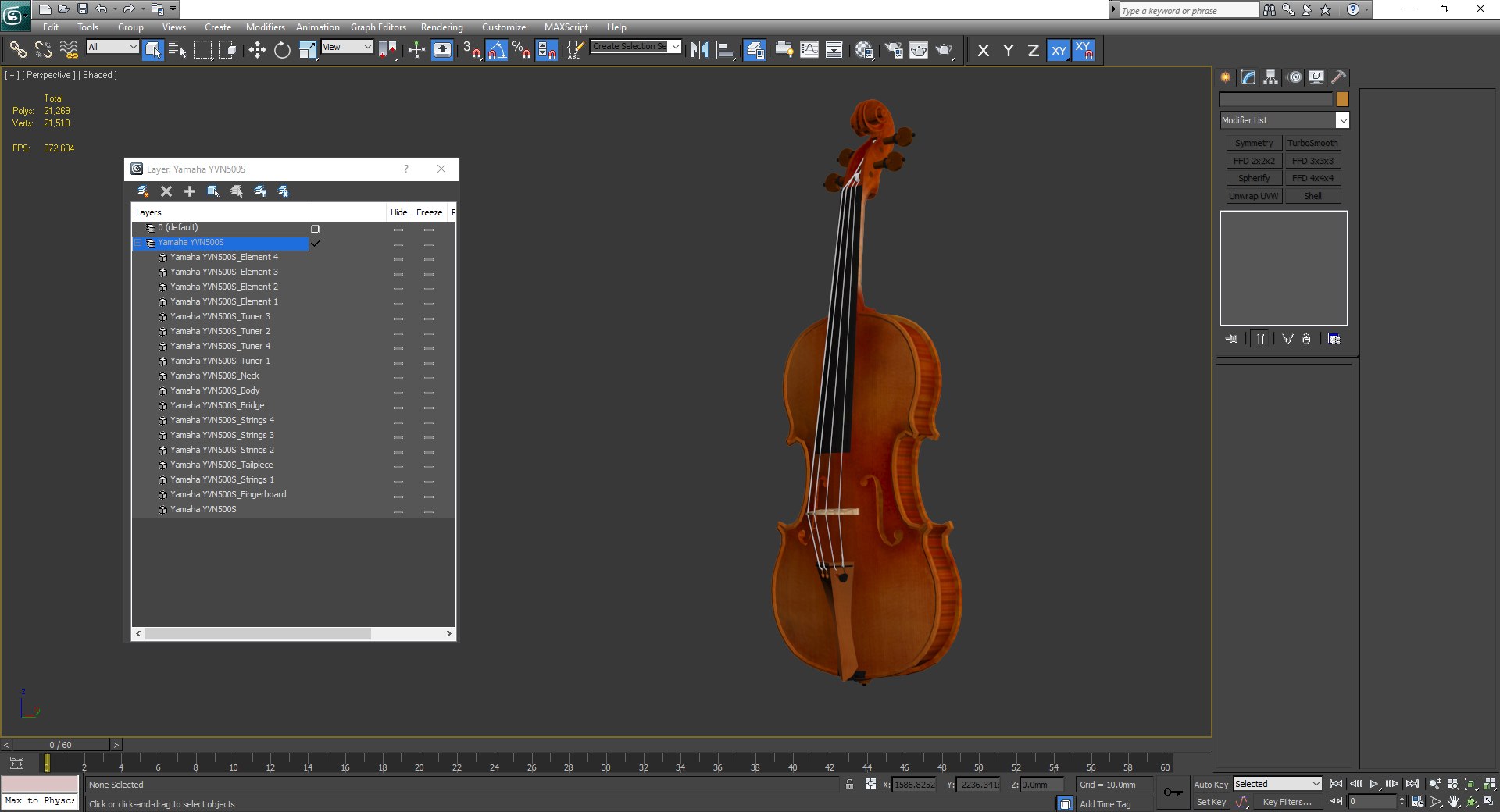 String 3D - TurboSquid 1462414