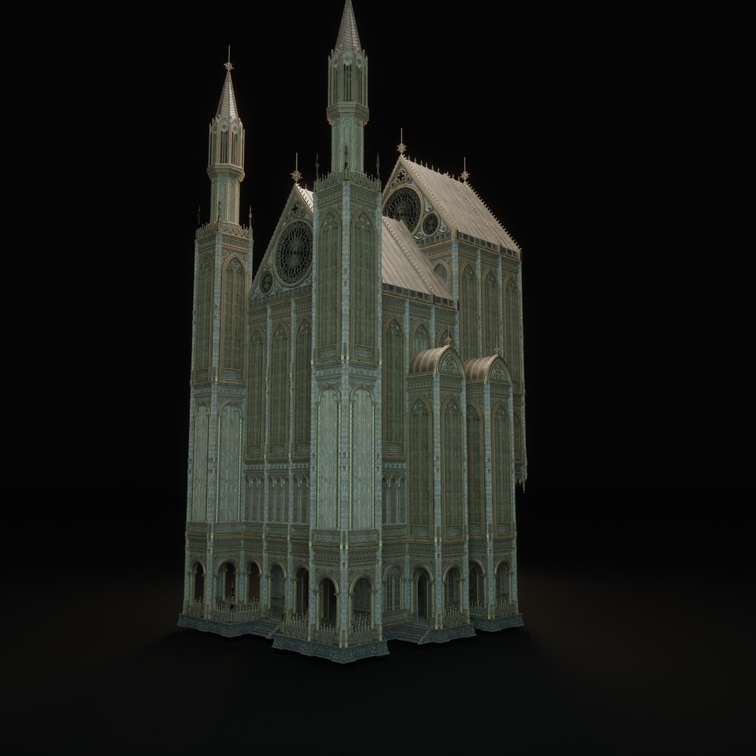 GOTHIC MODULAR BUILDING 7 3D - TurboSquid 2315103