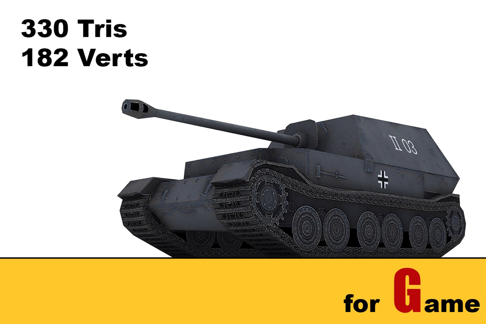 3d Model Ww Ii German Tank