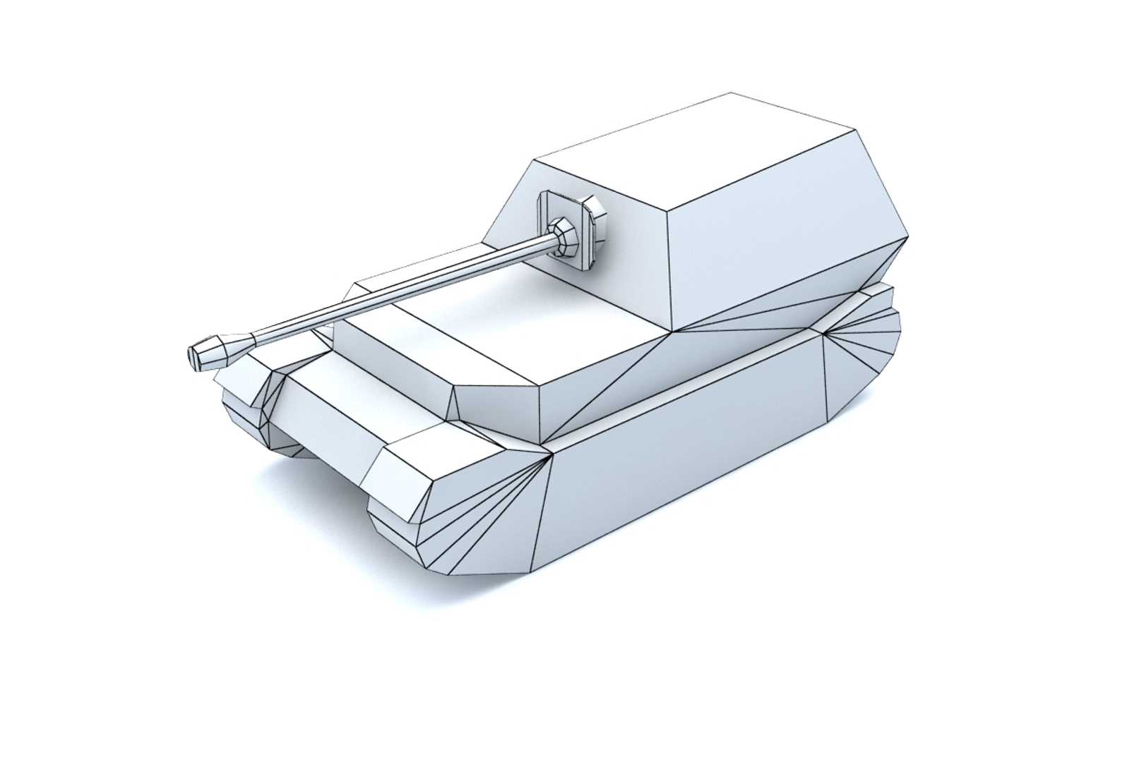 3d Model Ww Ii German Tank