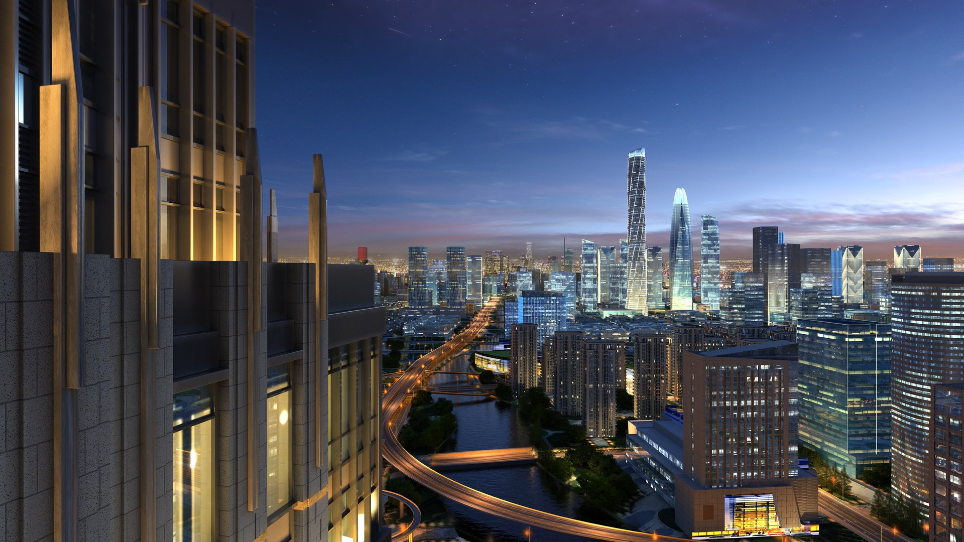 3D City v1 - TurboSquid 2009141