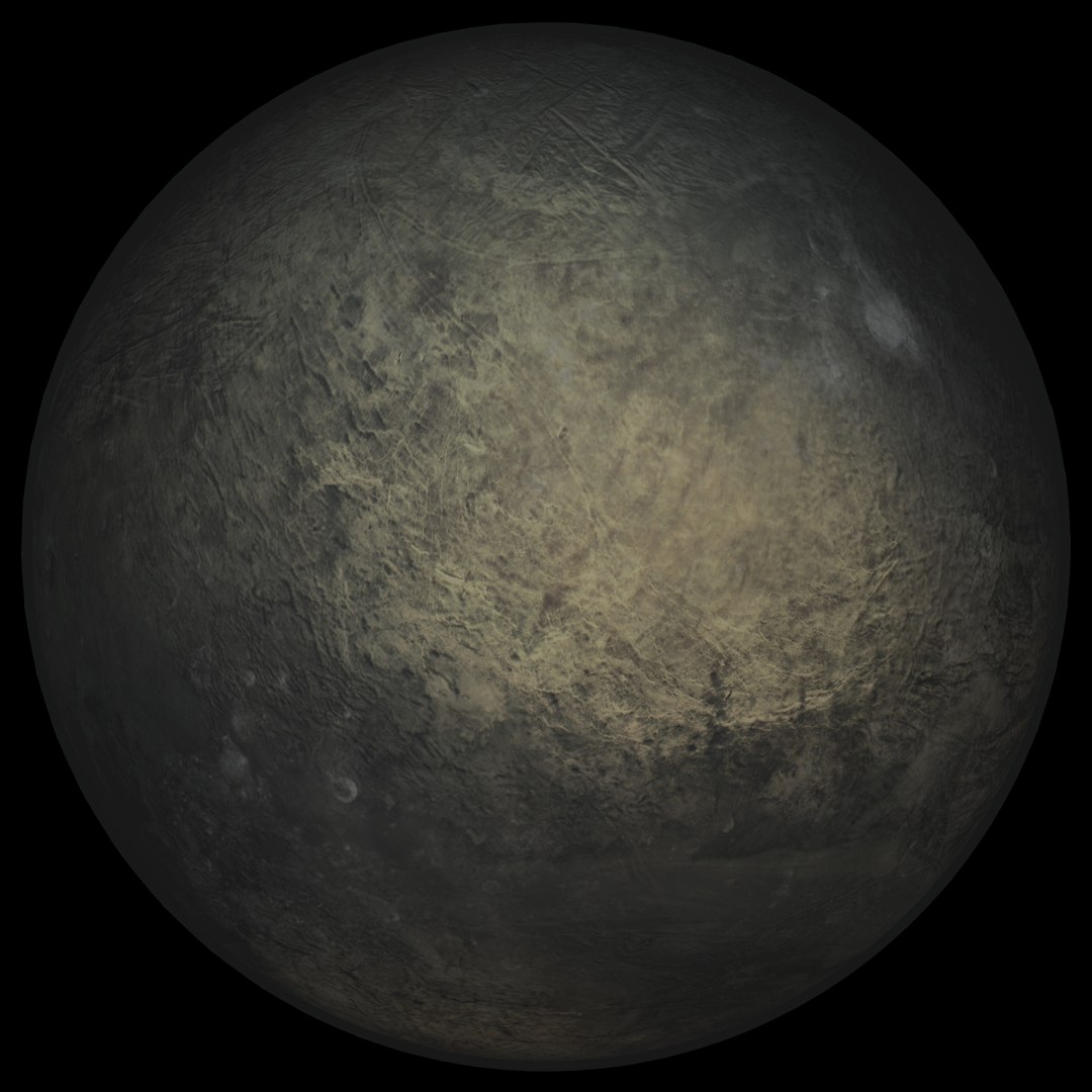 Pluton 16k Surface 3ds