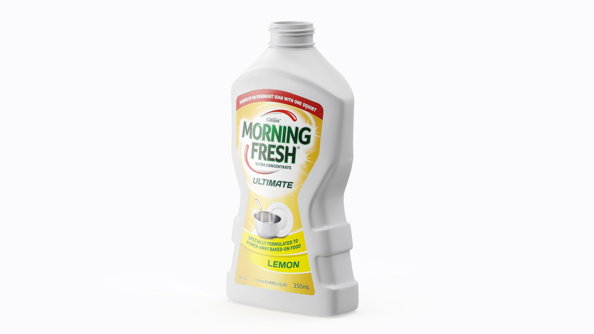 3D Dishwashing Liquid Morning Fresh Open Bottle - TurboSquid 1942330