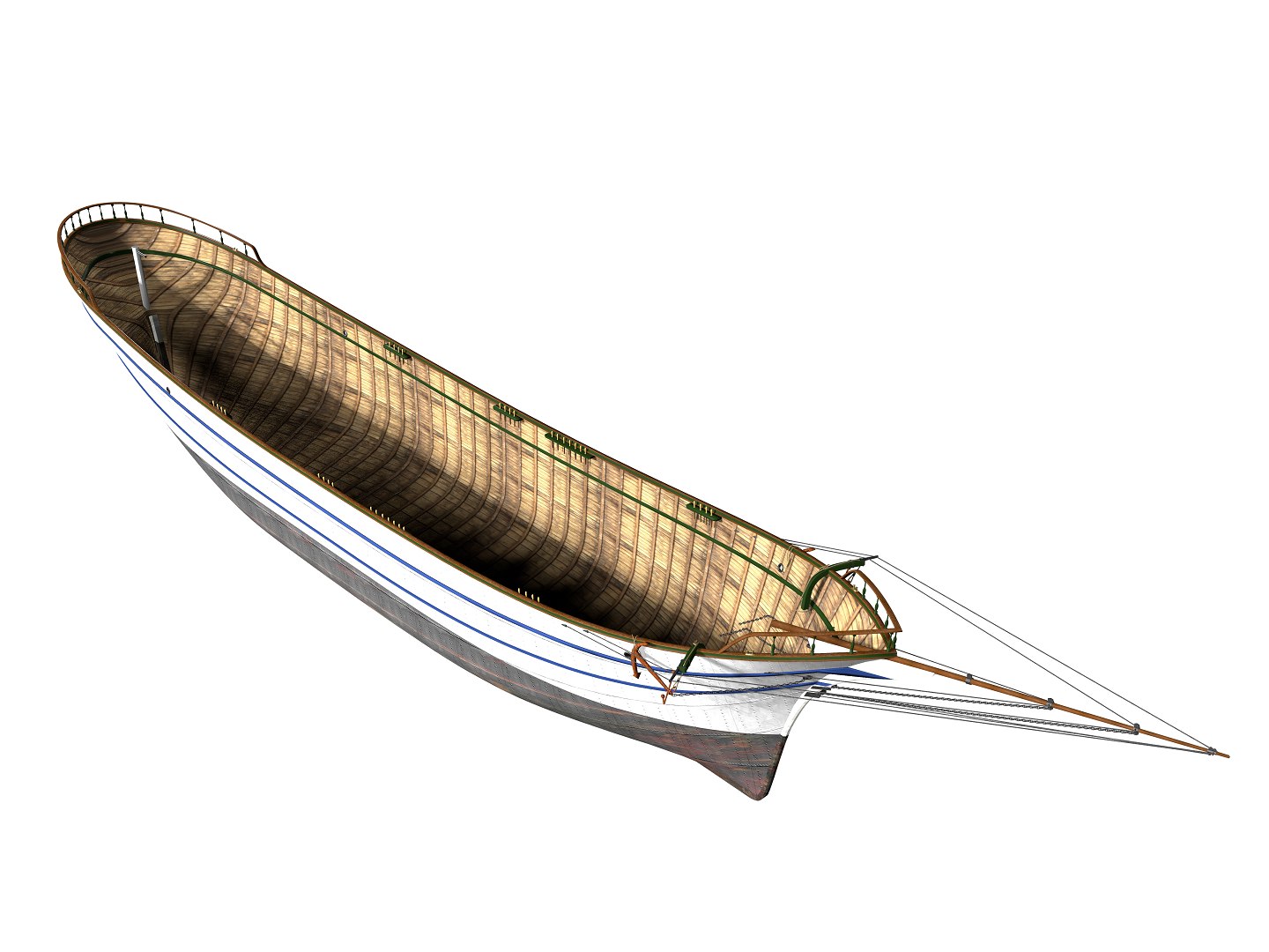 3D Model Brig - Barquetine Fidente 1920 - TurboSquid 1839798