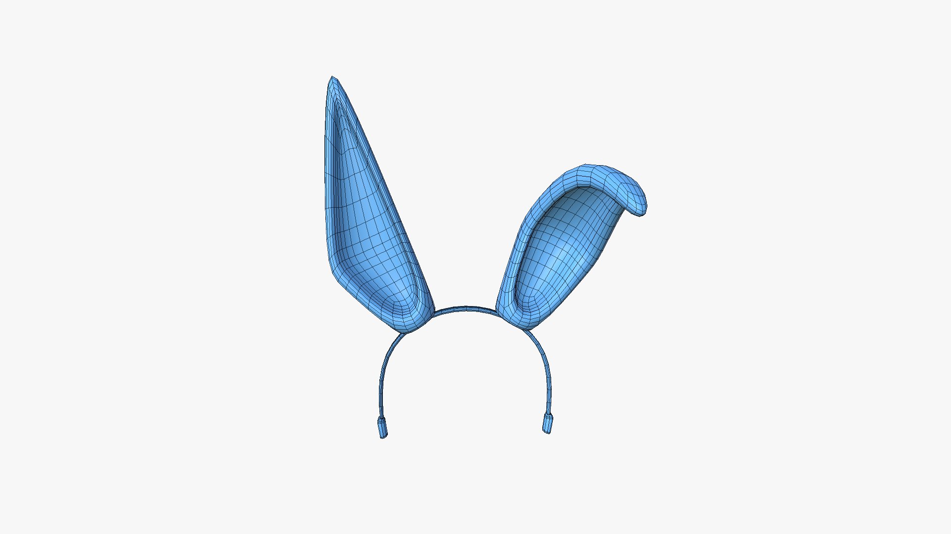 3D Furry Ears Tiara G05 Brown - Headband Character Design - TurboSquid ...