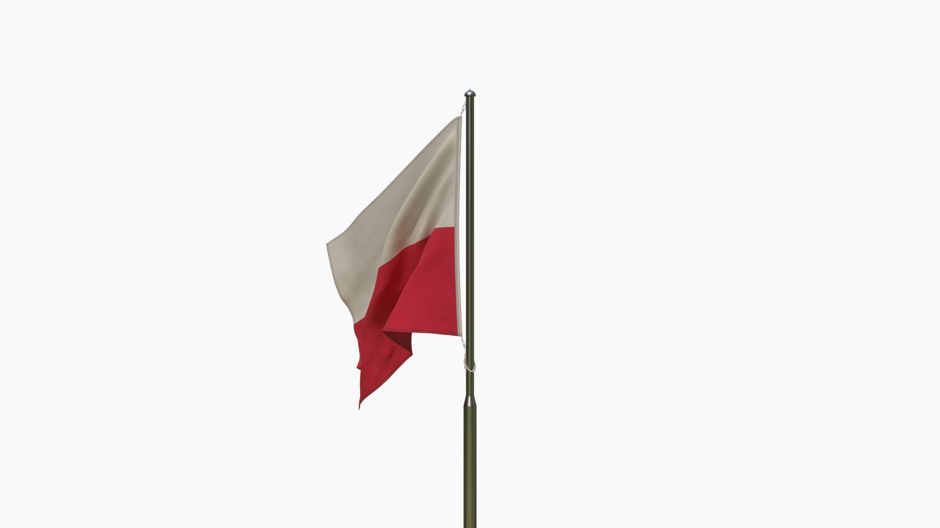 3D Animated Poland Flag Model - TurboSquid 1798683