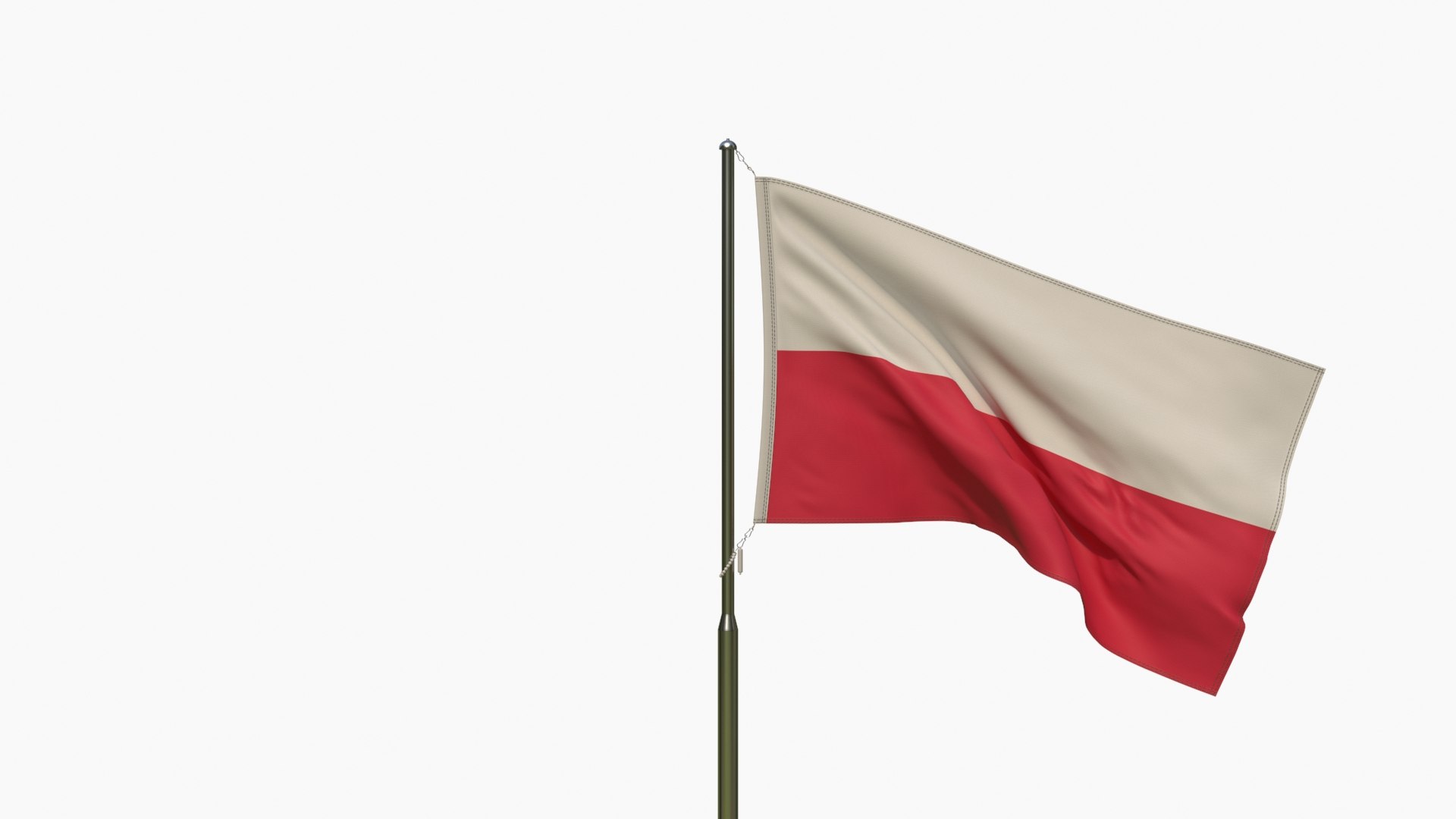 3D Animated Poland Flag Model - TurboSquid 1798683