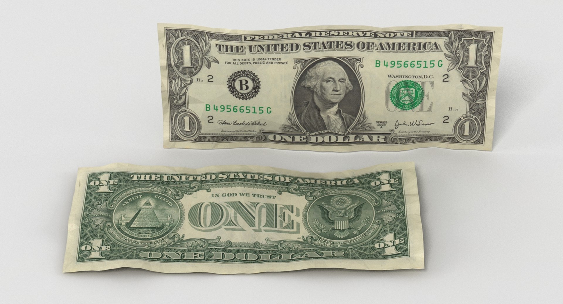 Dollar Bill 3d Max