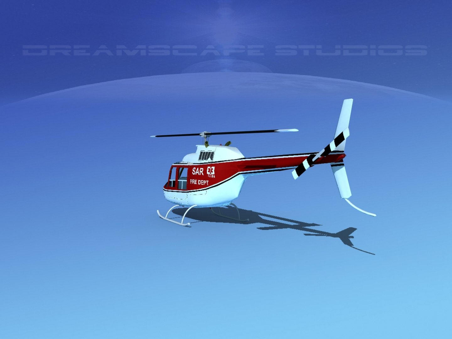 3D rotor bell 206 - TurboSquid 1218917