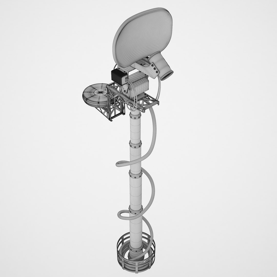 3D Model TV Van Satellite Antenna 04 - TurboSquid 2103721
