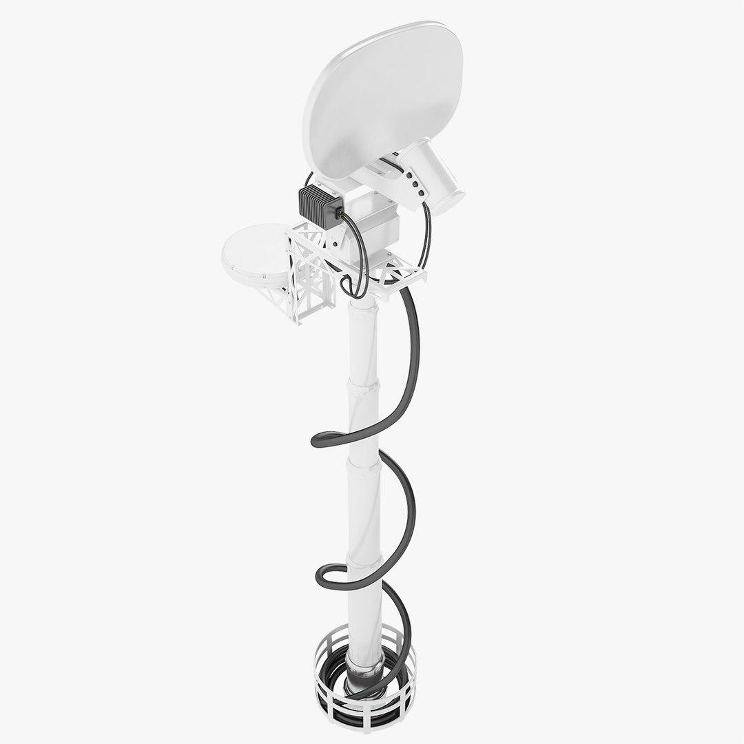 3D model TV Van Satellite Antenna 04 - TurboSquid 2103721