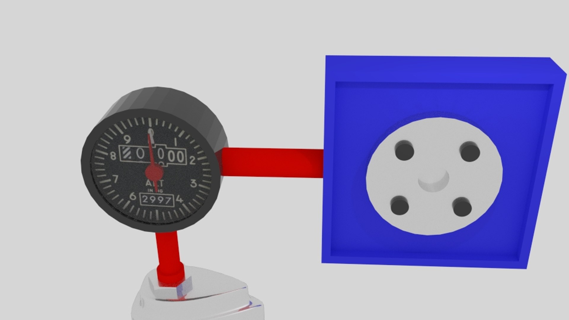 Pitot Tube Simple 3d Model
