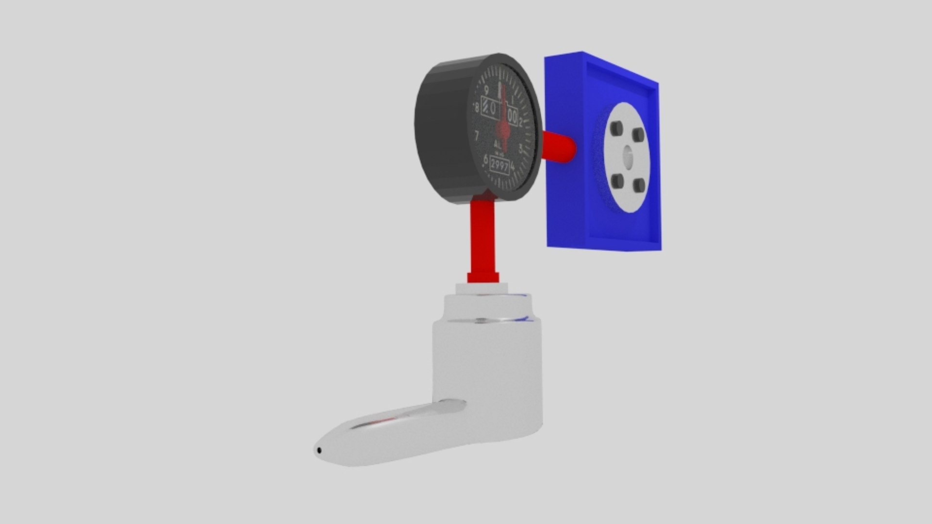 Pitot Tube Simple 3d Model