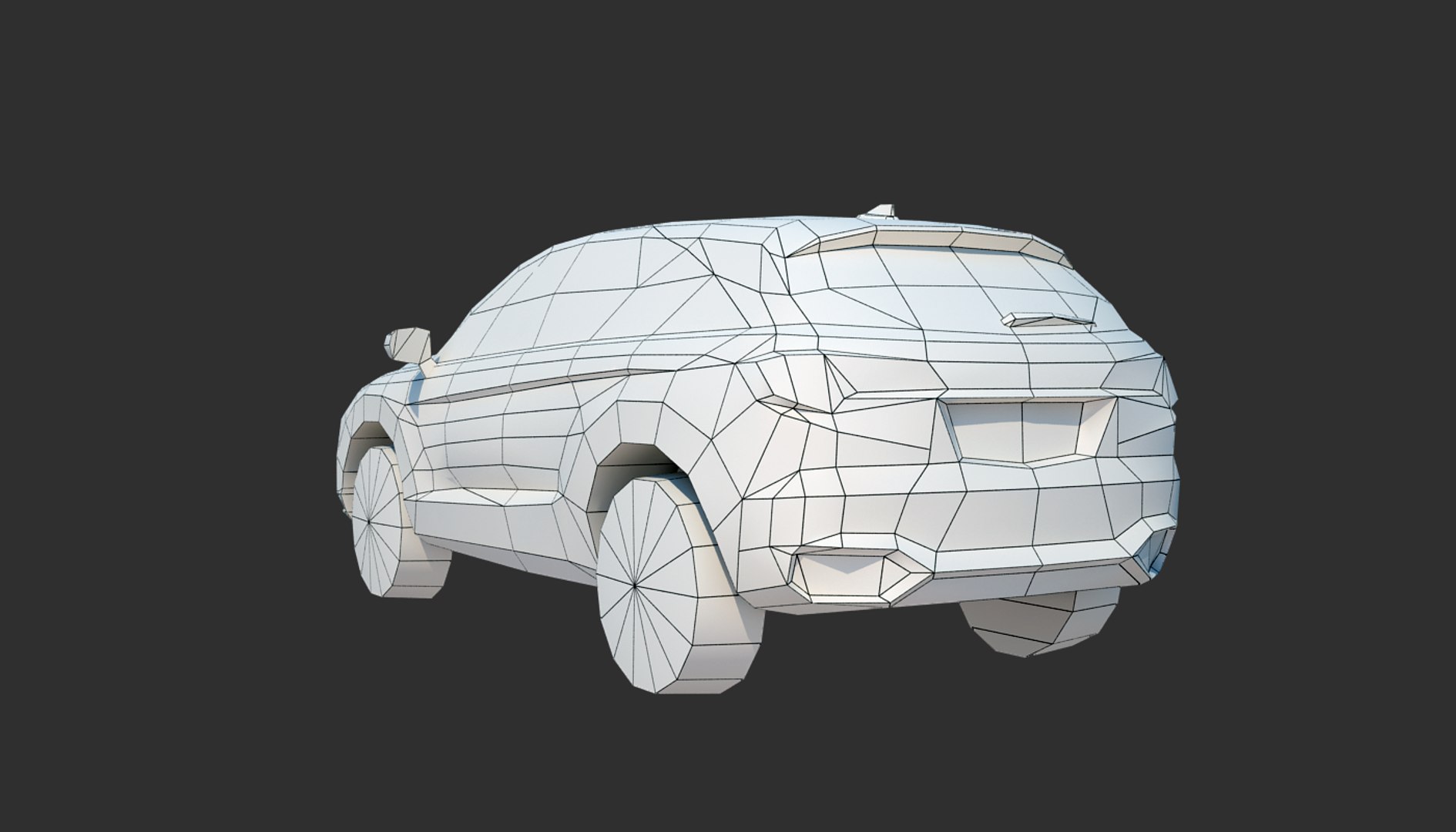 Modern Car 3d Model