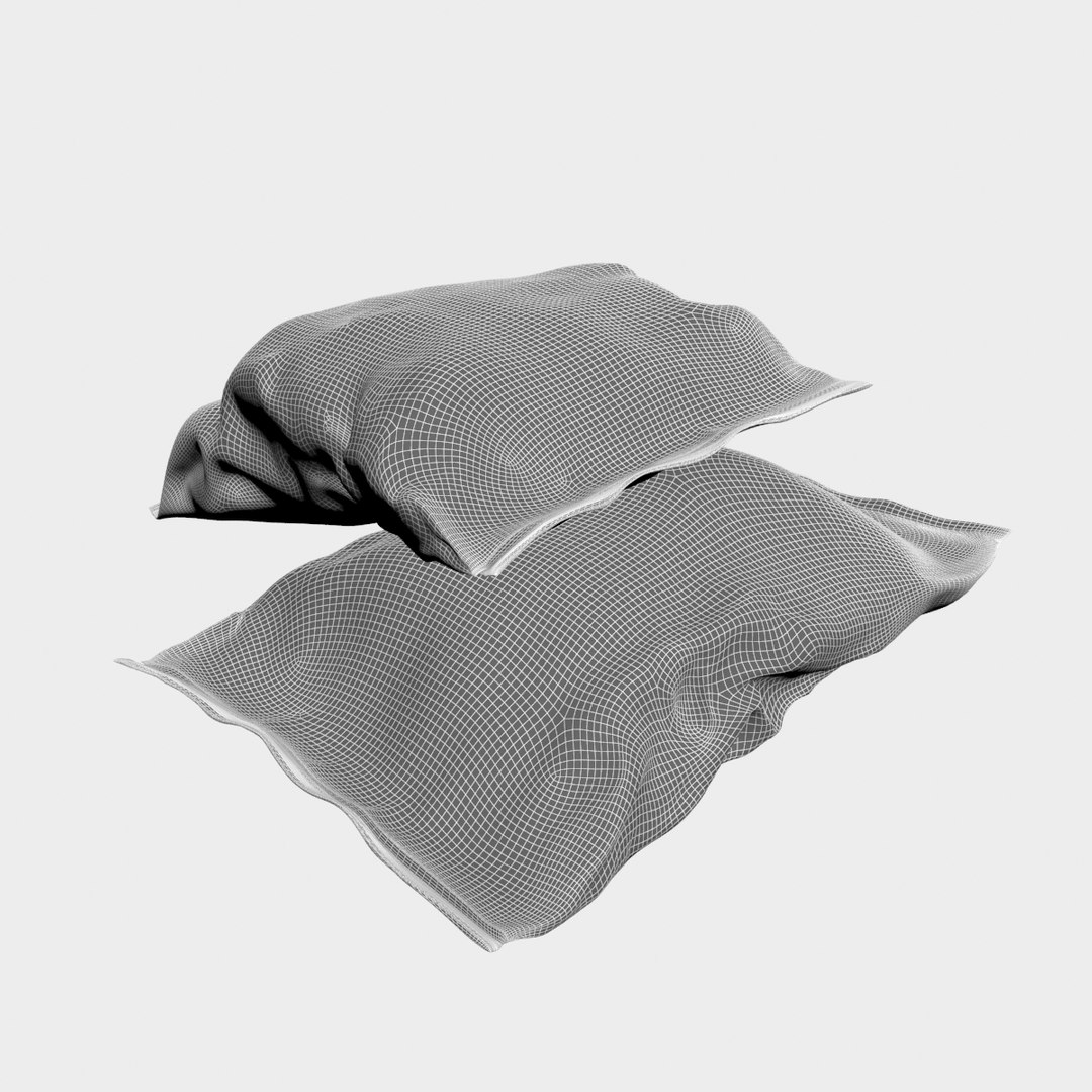 3D 2 Sachets Bags Packaging - TurboSquid 1236136