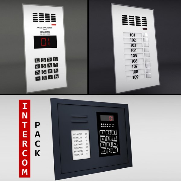 Video Intercom 3D Models for Download | TurboSquid