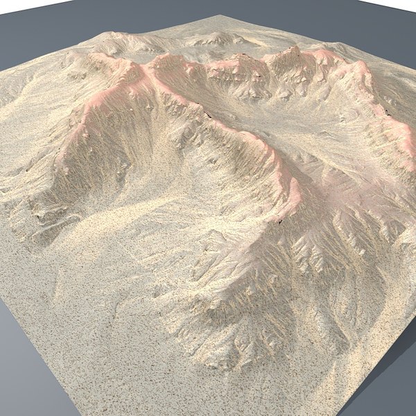3d mountain maps terrain