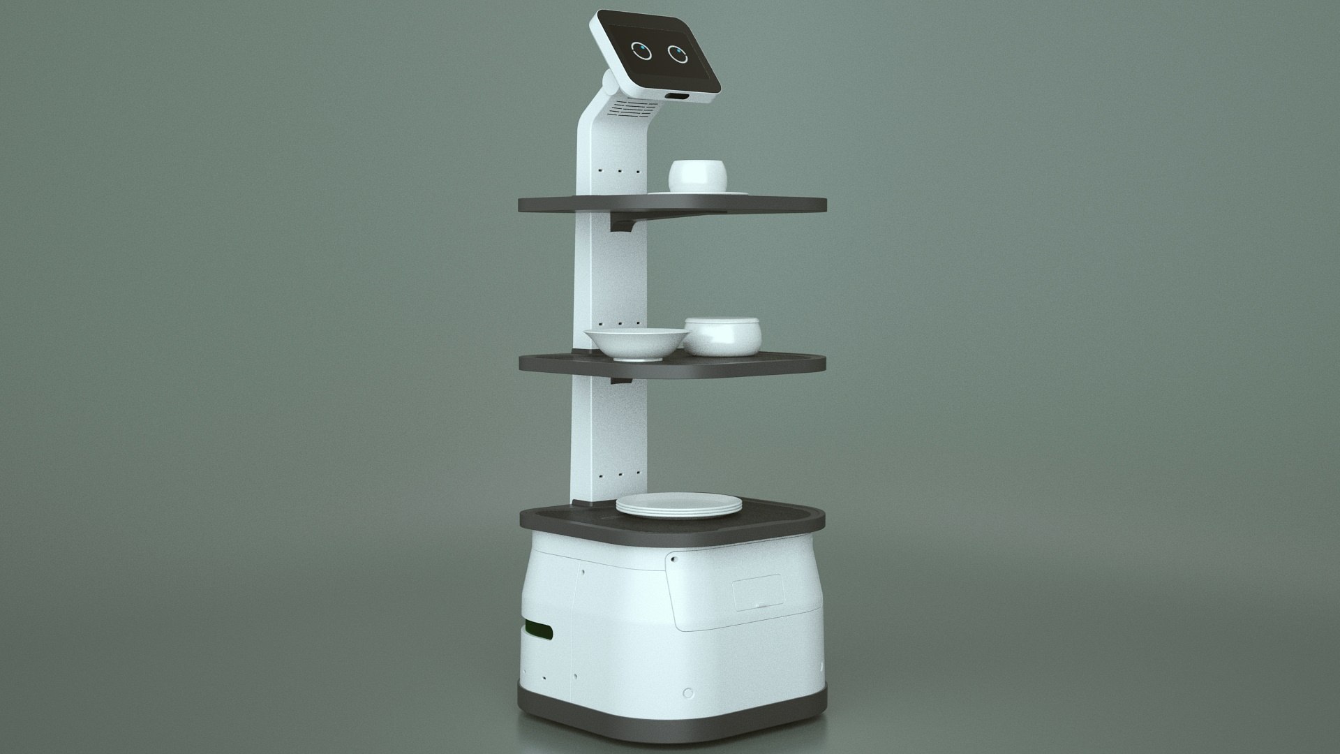 Serving Robot 3D Model - TurboSquid 2042470