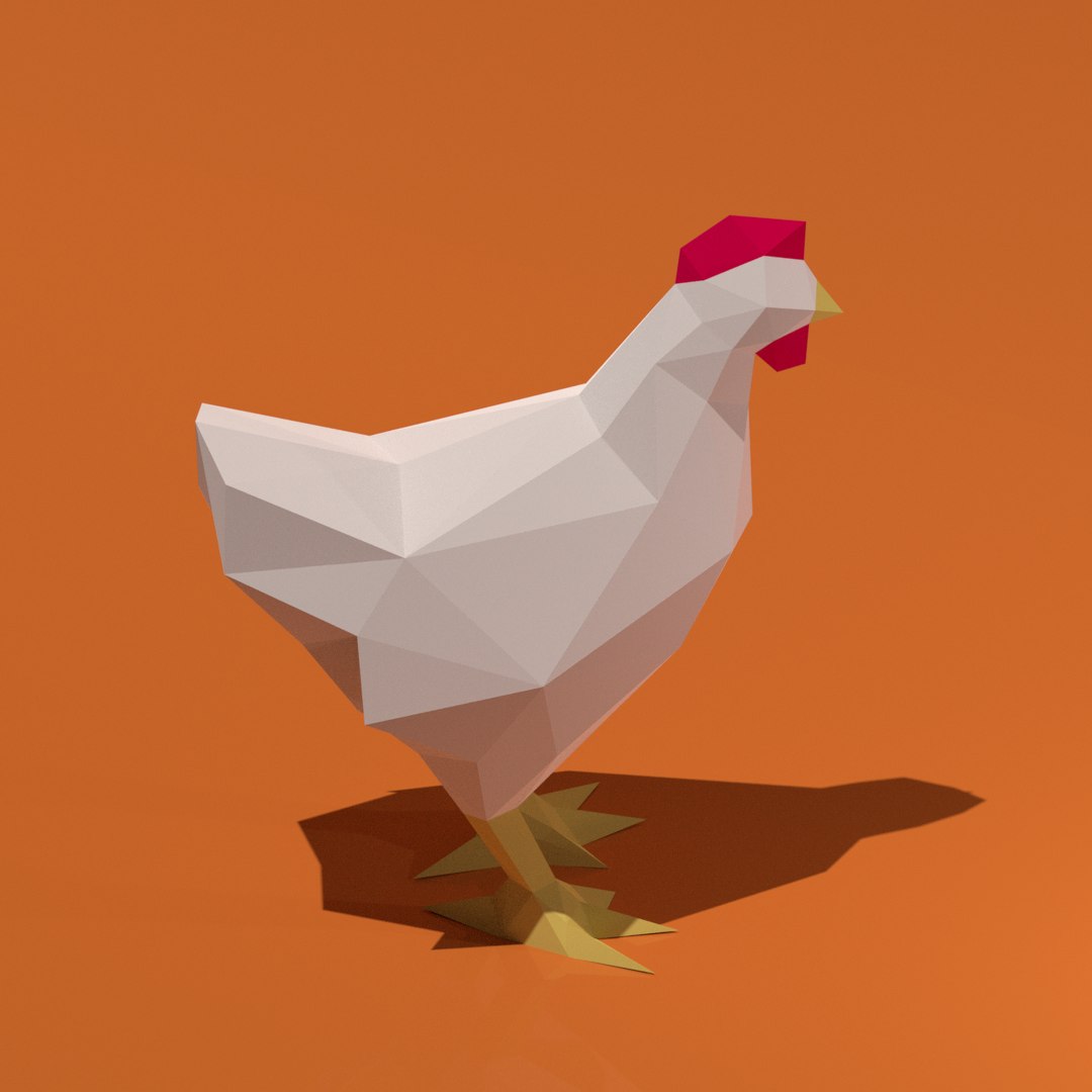 Chicken 3D model - TurboSquid 1848465