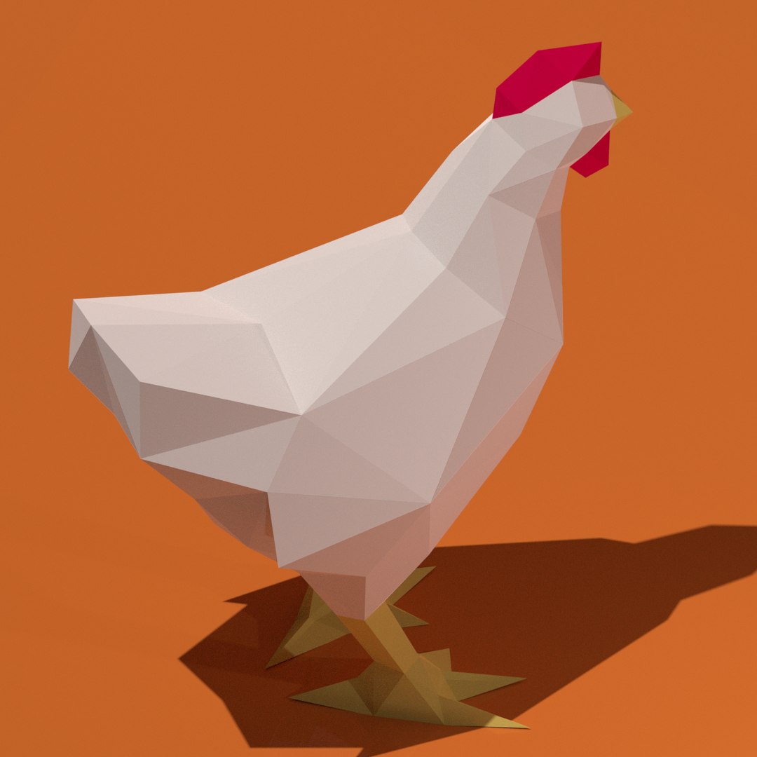 Chicken 3D model - TurboSquid 1848465