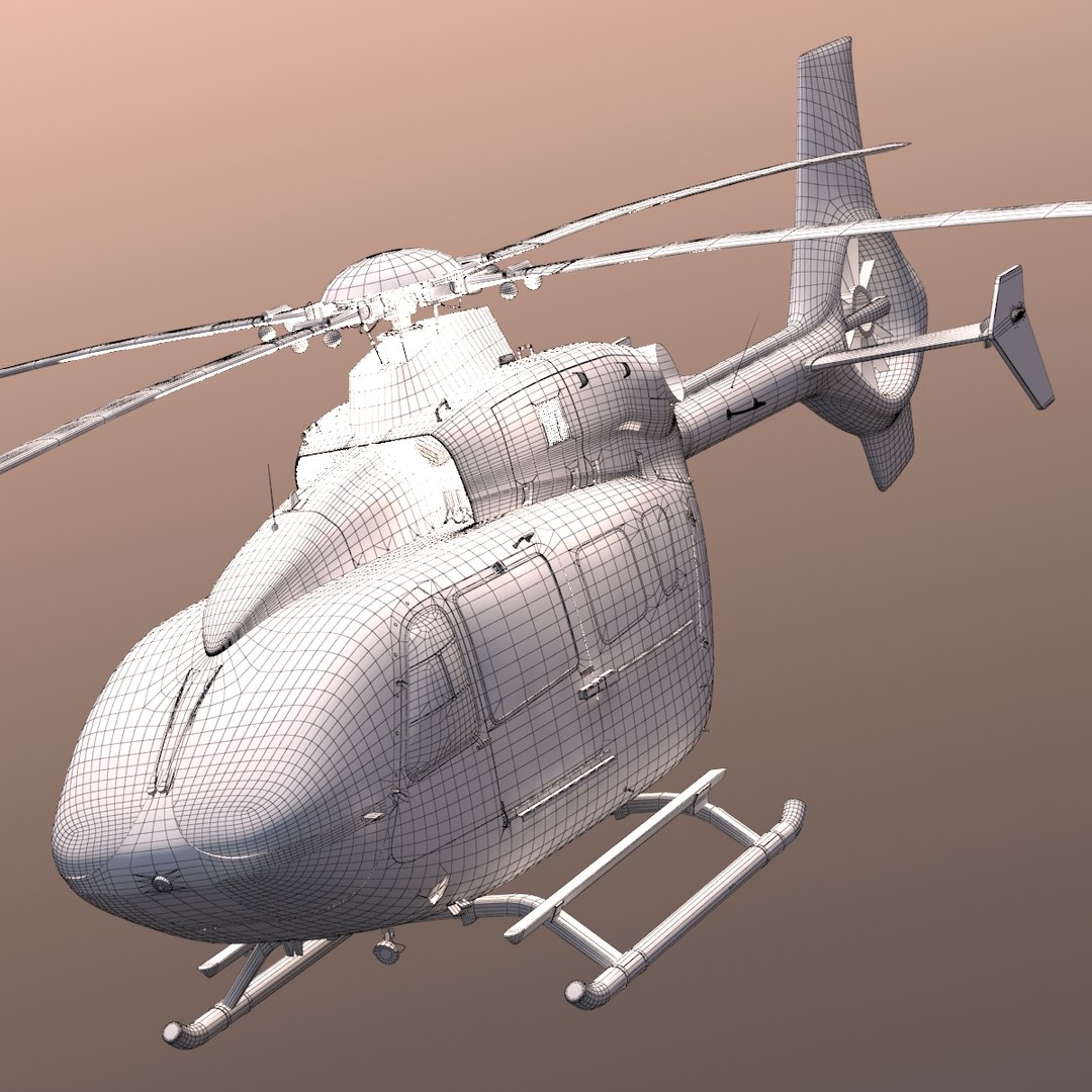 Eurocopter Ec135 3d Model