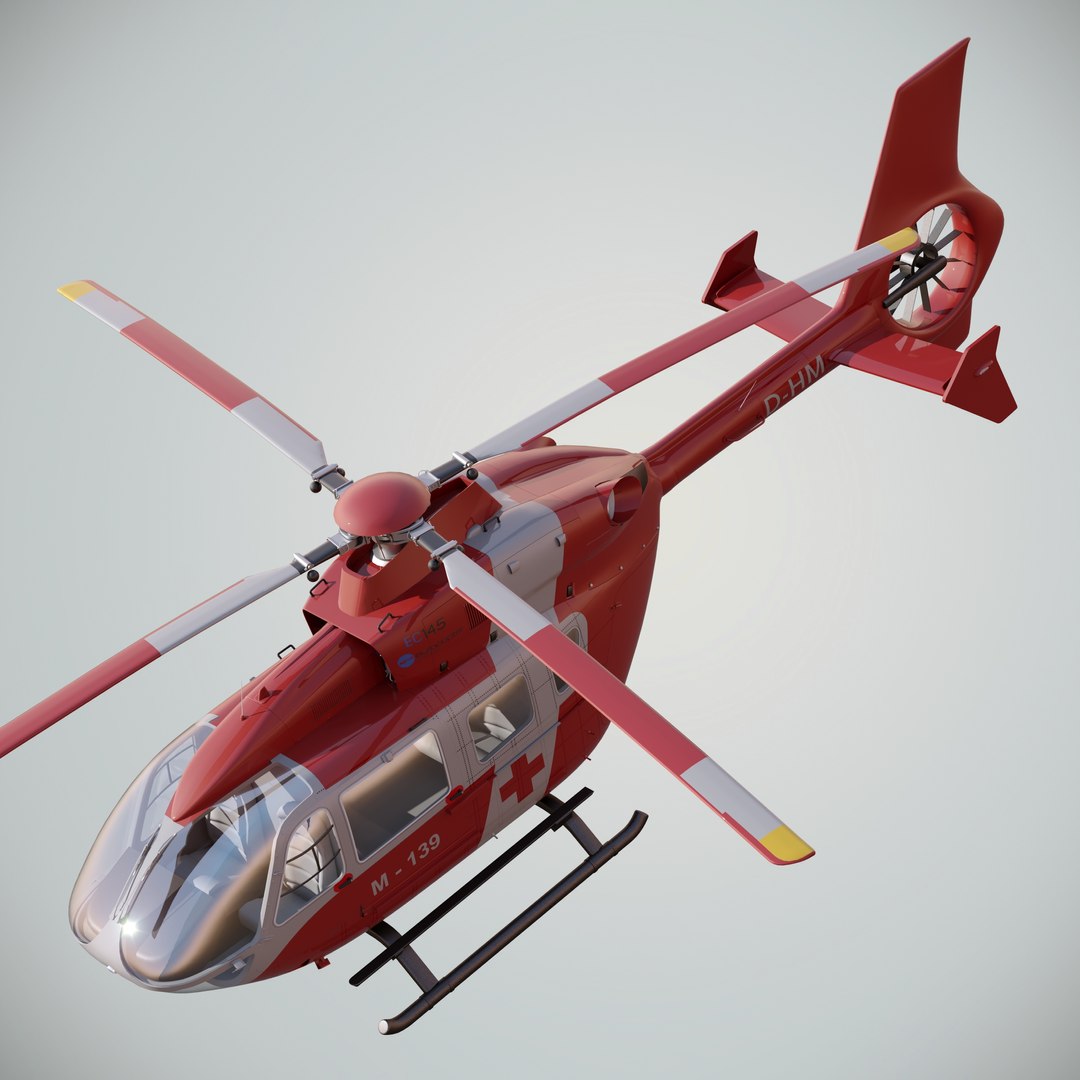 Eurocopter Ec135 3d Model