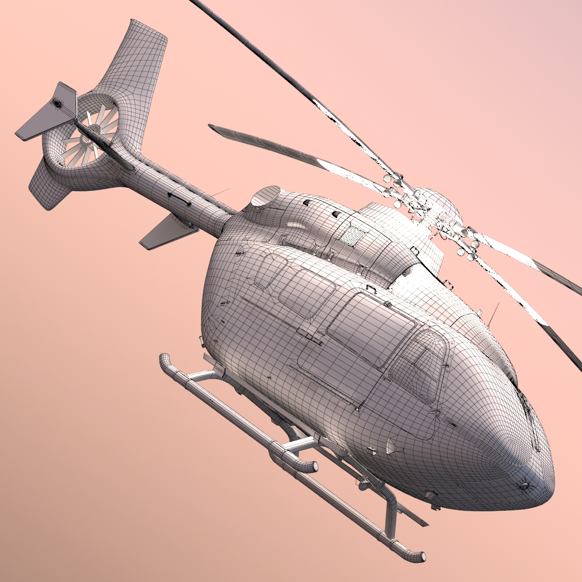 eurocopter ec135 3d model