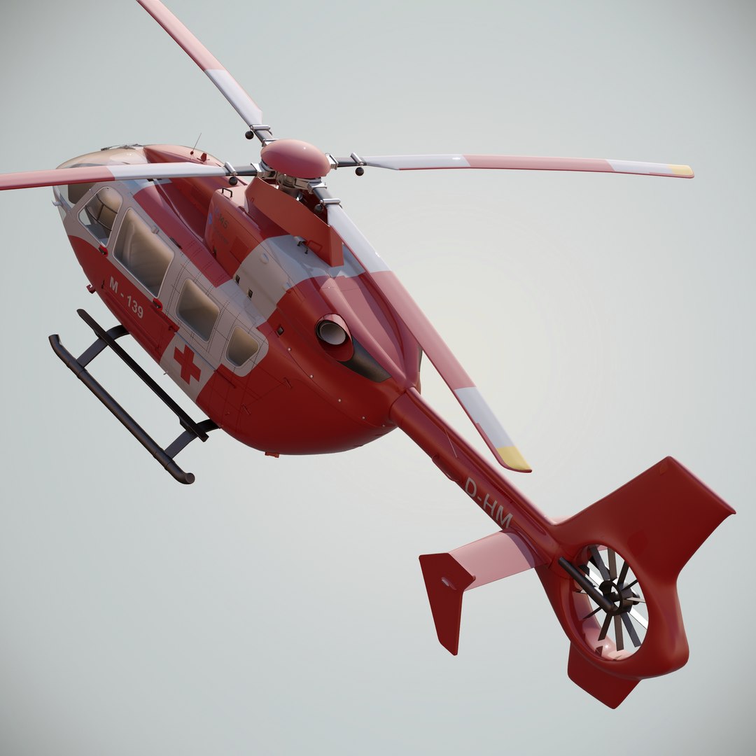 Eurocopter Ec135 3d Model