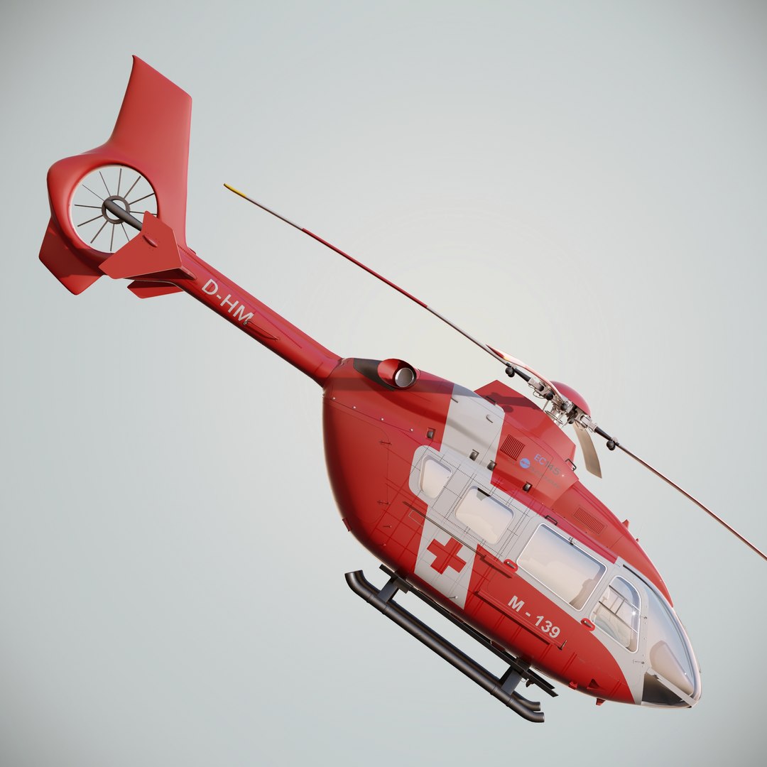 Eurocopter Ec135 3d Model