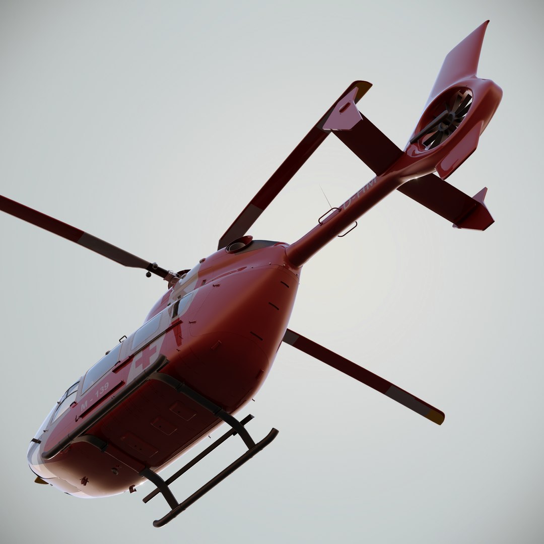 Eurocopter Ec135 3d Model