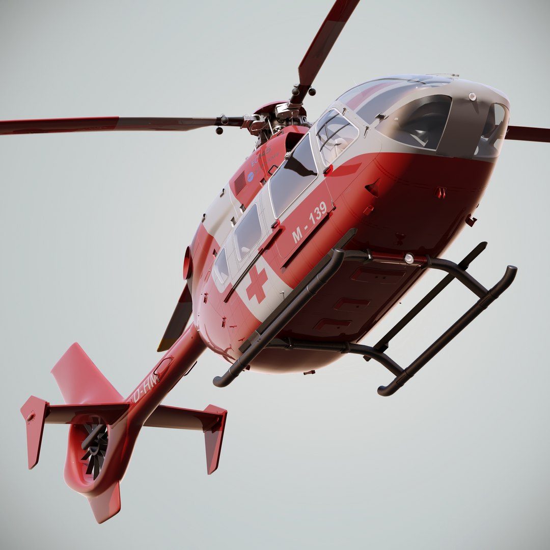 Eurocopter Ec135 3d Model