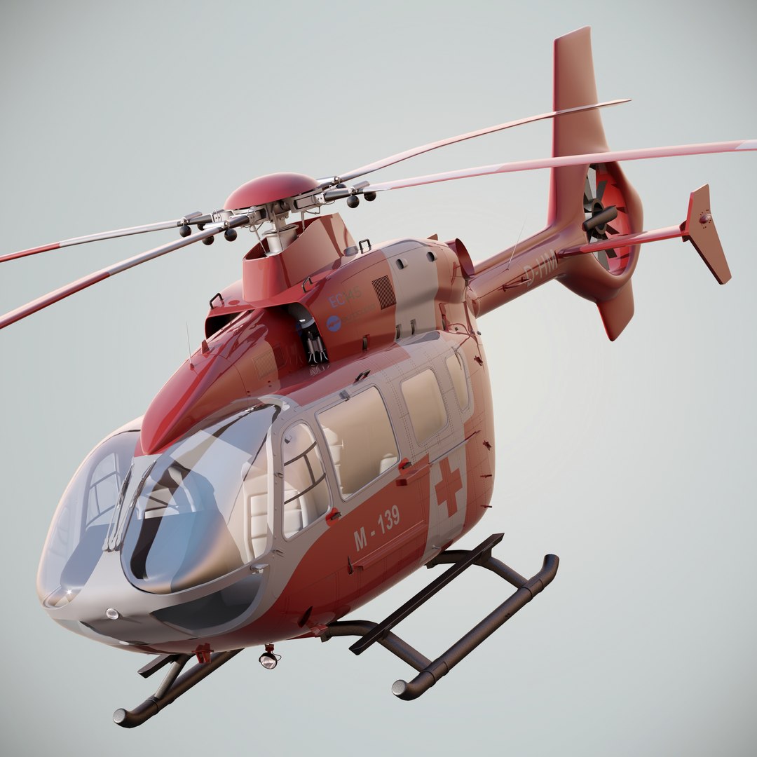 Eurocopter Ec135 3d Model