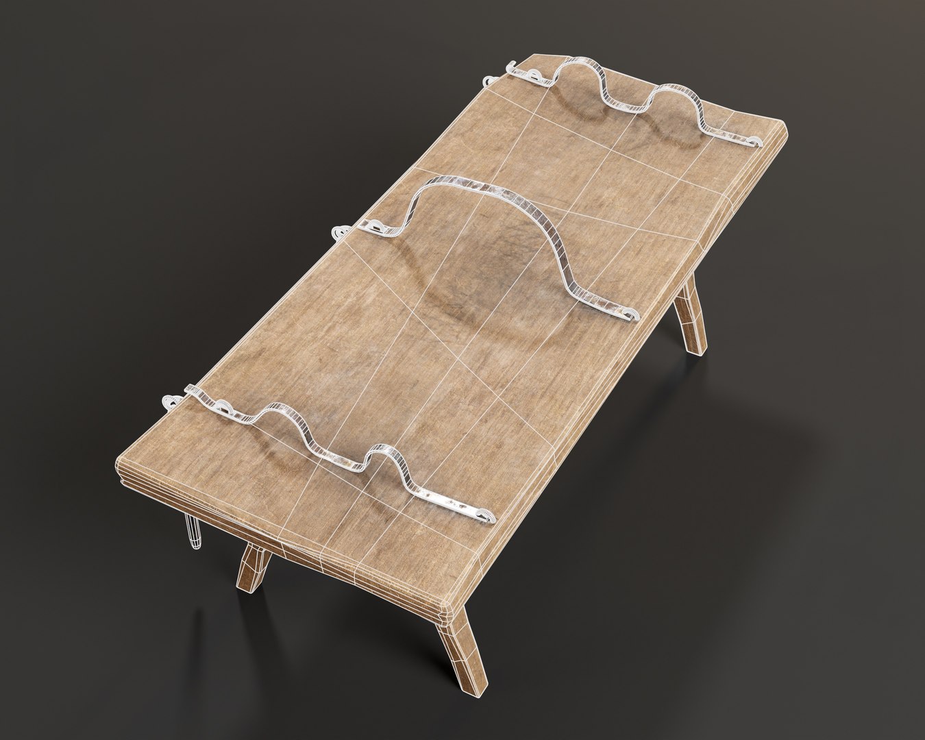 3D Wood Torture Table Model - TurboSquid 2355042