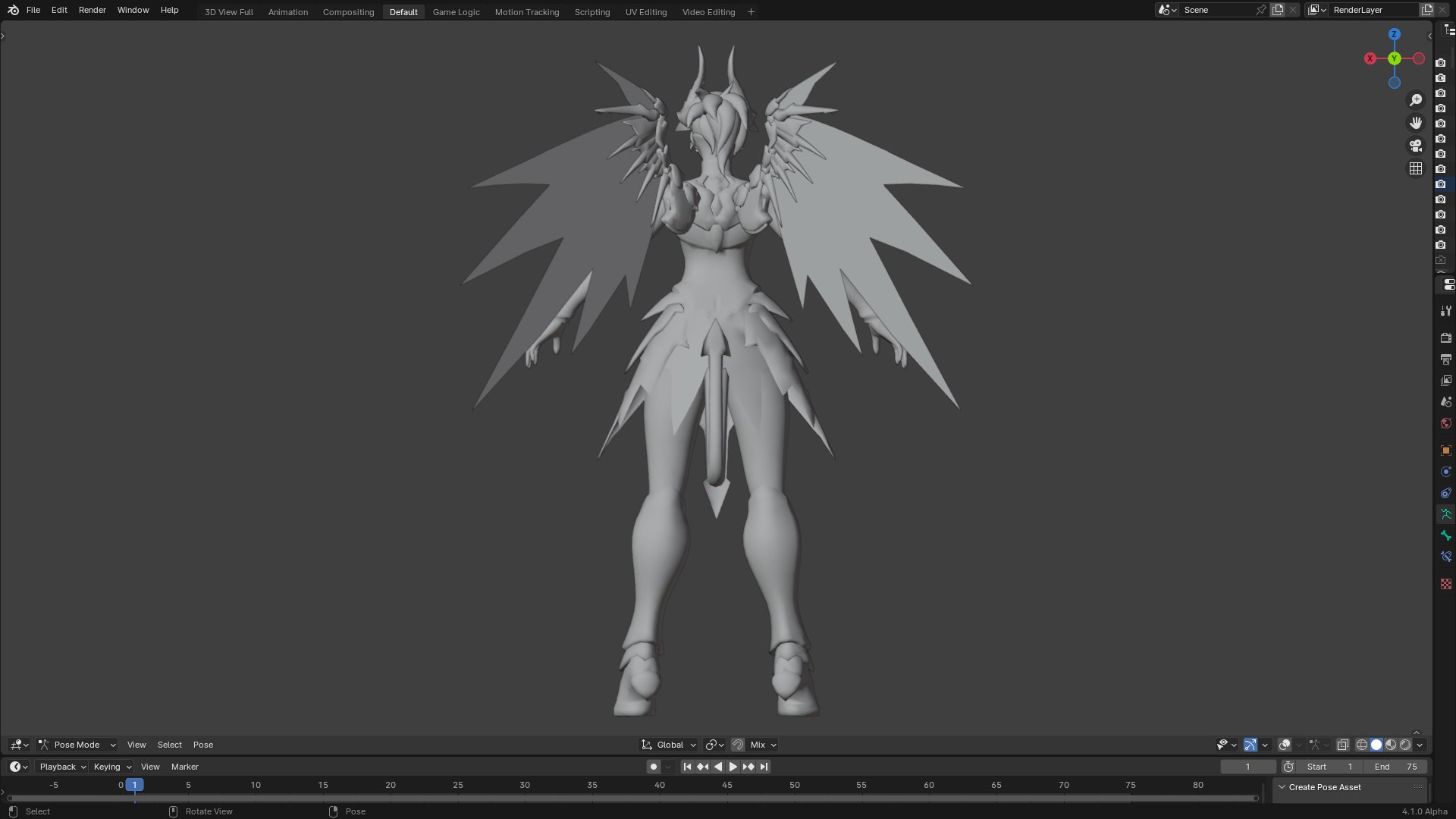 3D Devil Mercy Model - TurboSquid 2222330