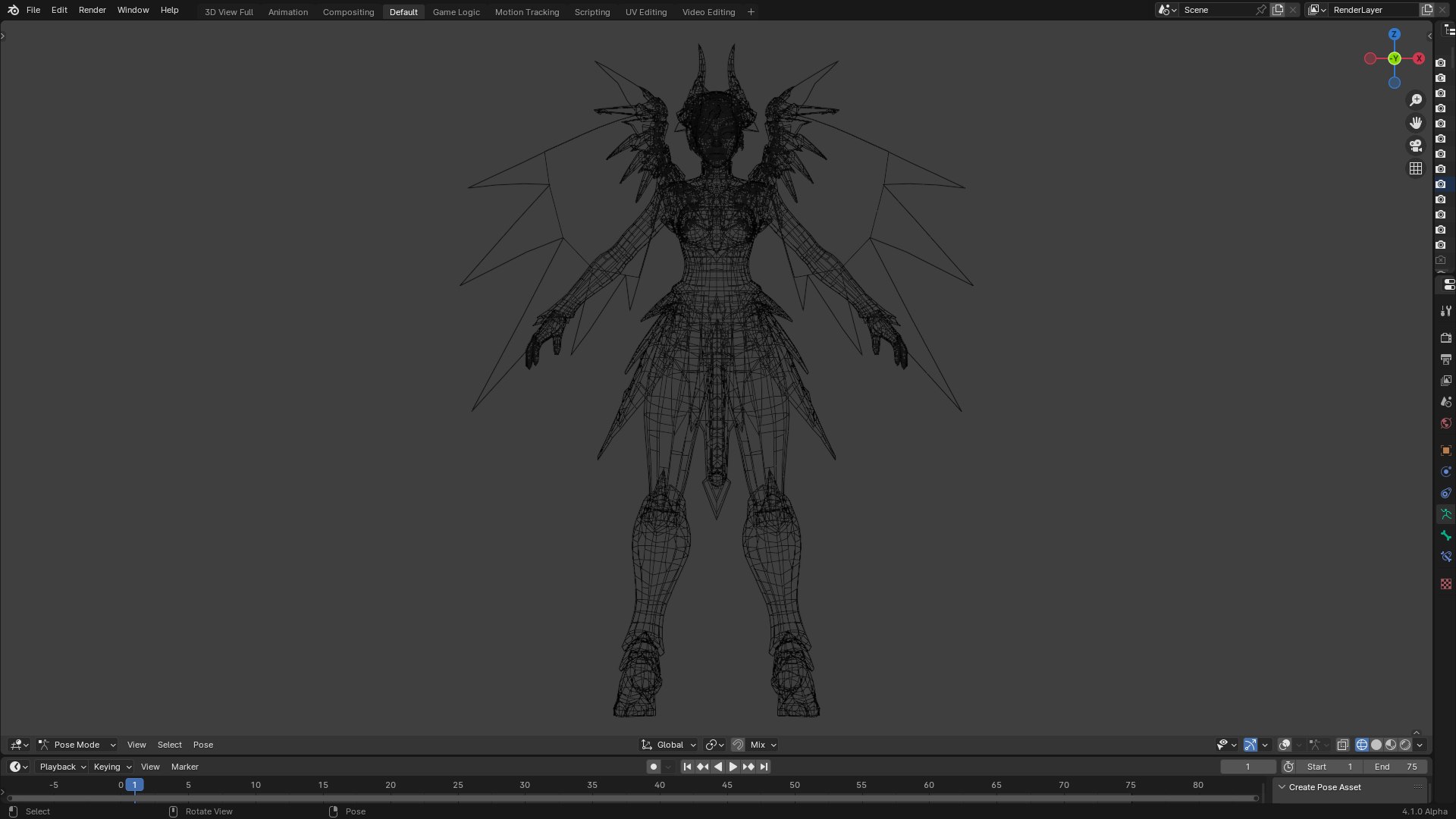 3D Devil Mercy Model - TurboSquid 2222330