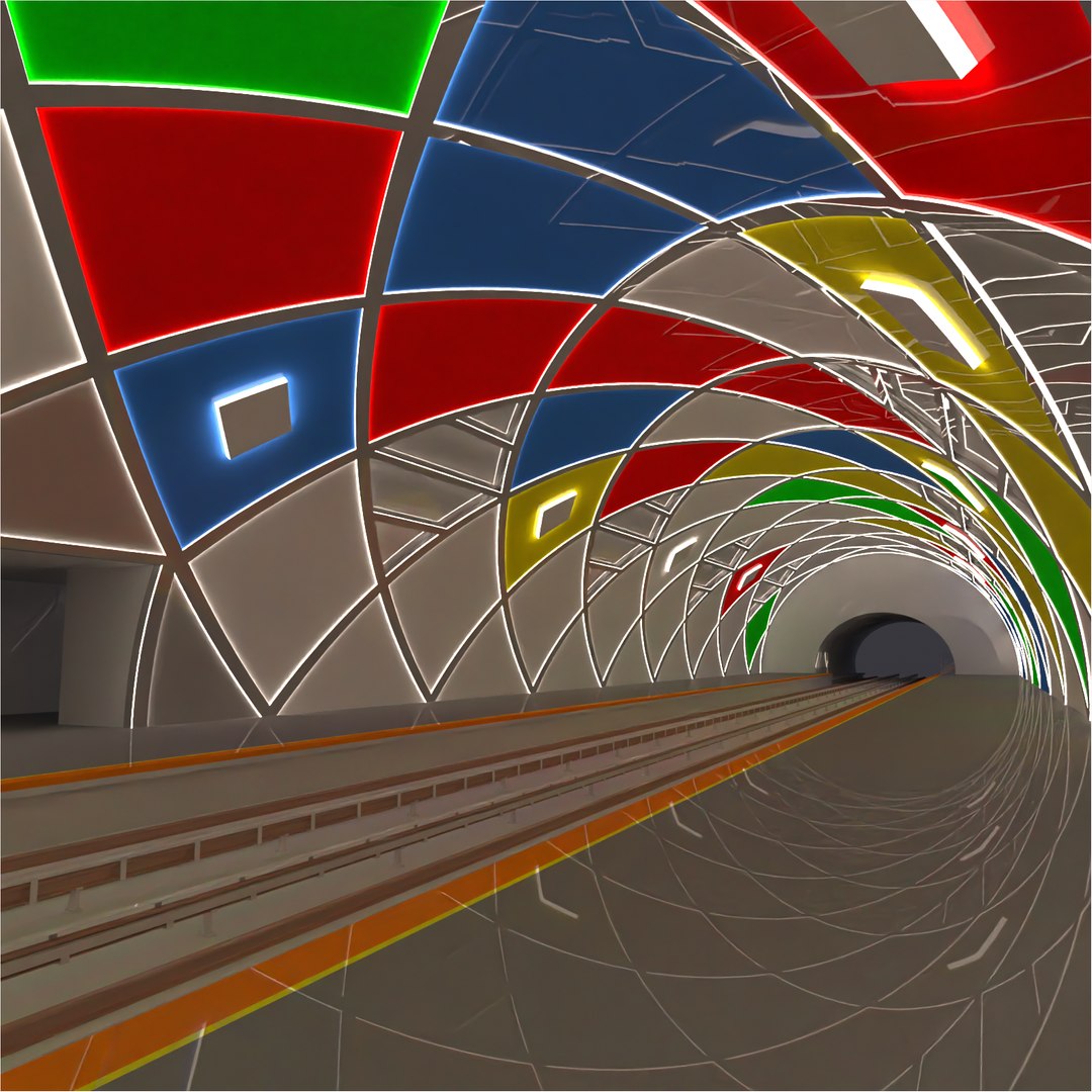 3D Metro station model - TurboSquid 2039200