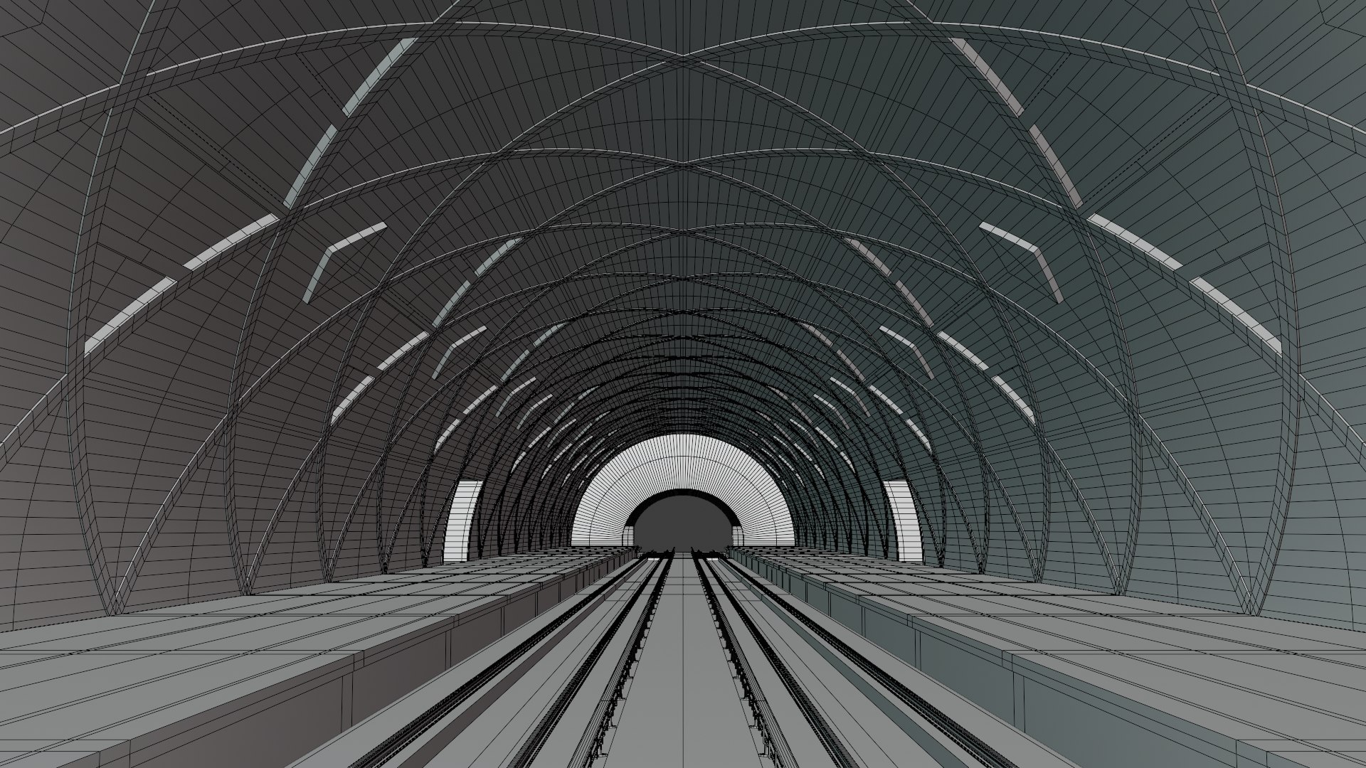 3D Metro Station Model - TurboSquid 2039200