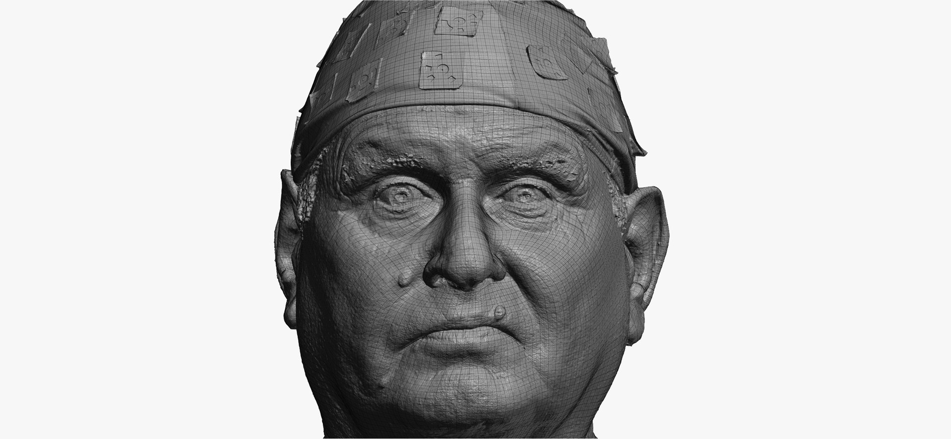 3D Homer Human Head Outer Brow Raiser Both AU2 Clean Scan - TurboSquid ...