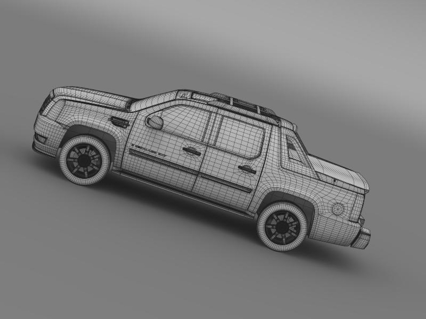 3d Model Cadillac Escalade Ext