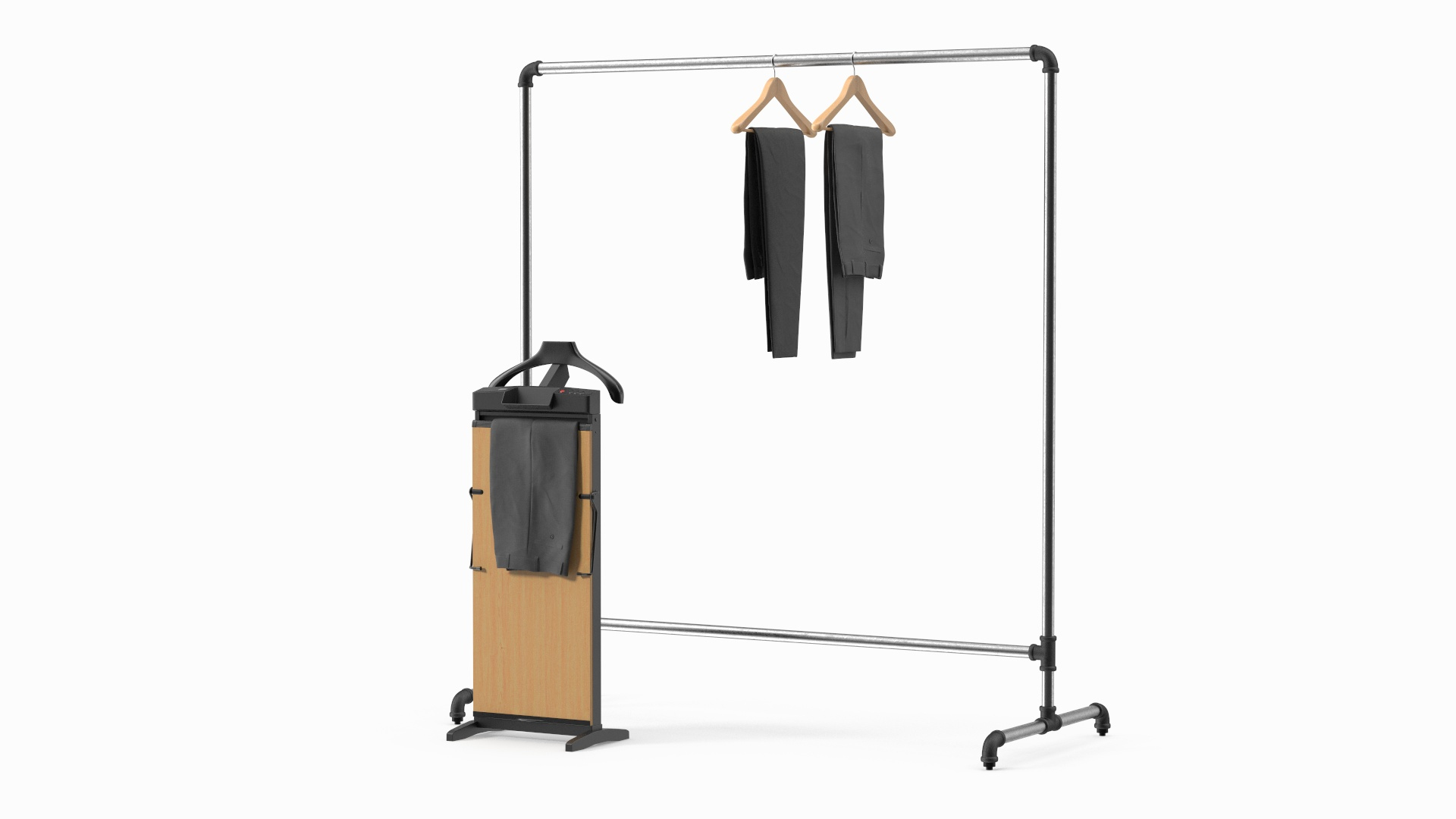 3D Trousers Press And Clothing Rack With Pants - TurboSquid 2321040