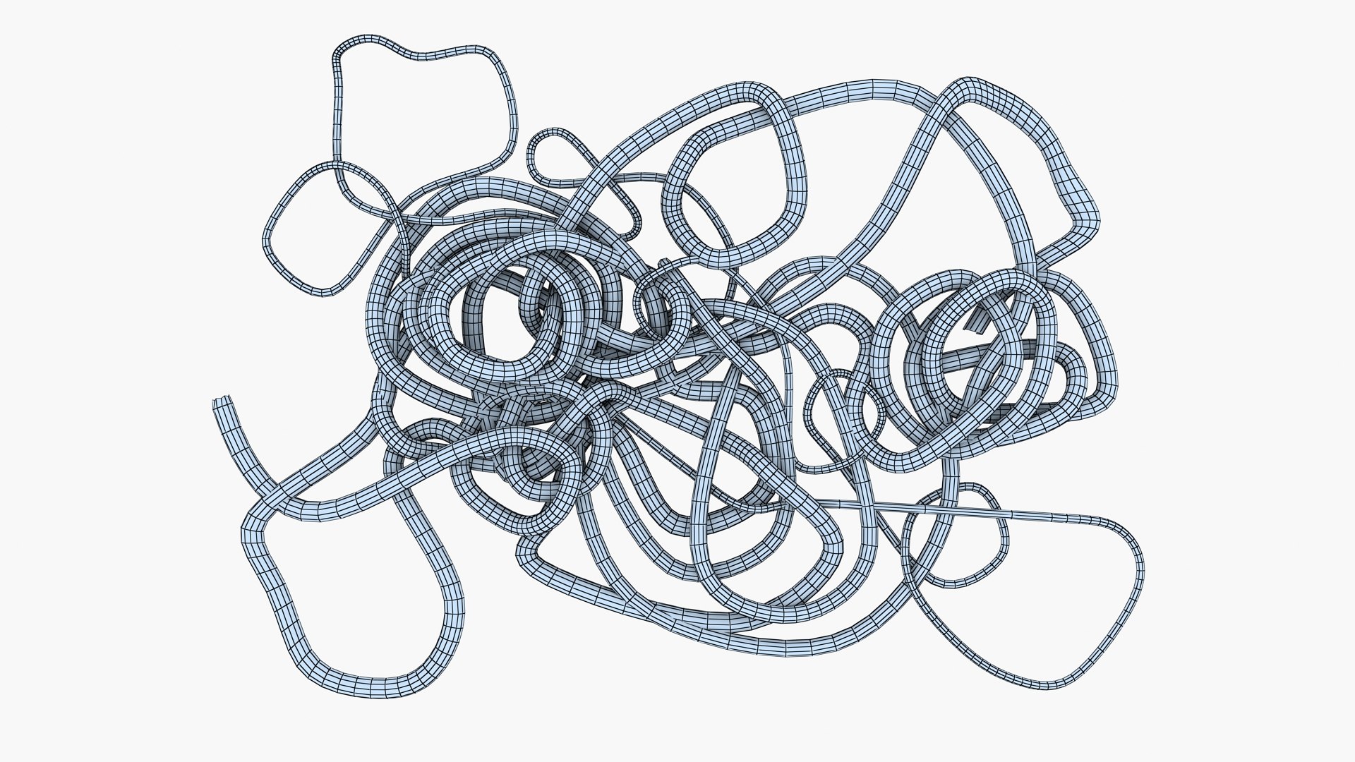 Coiled Ropes 3d Model