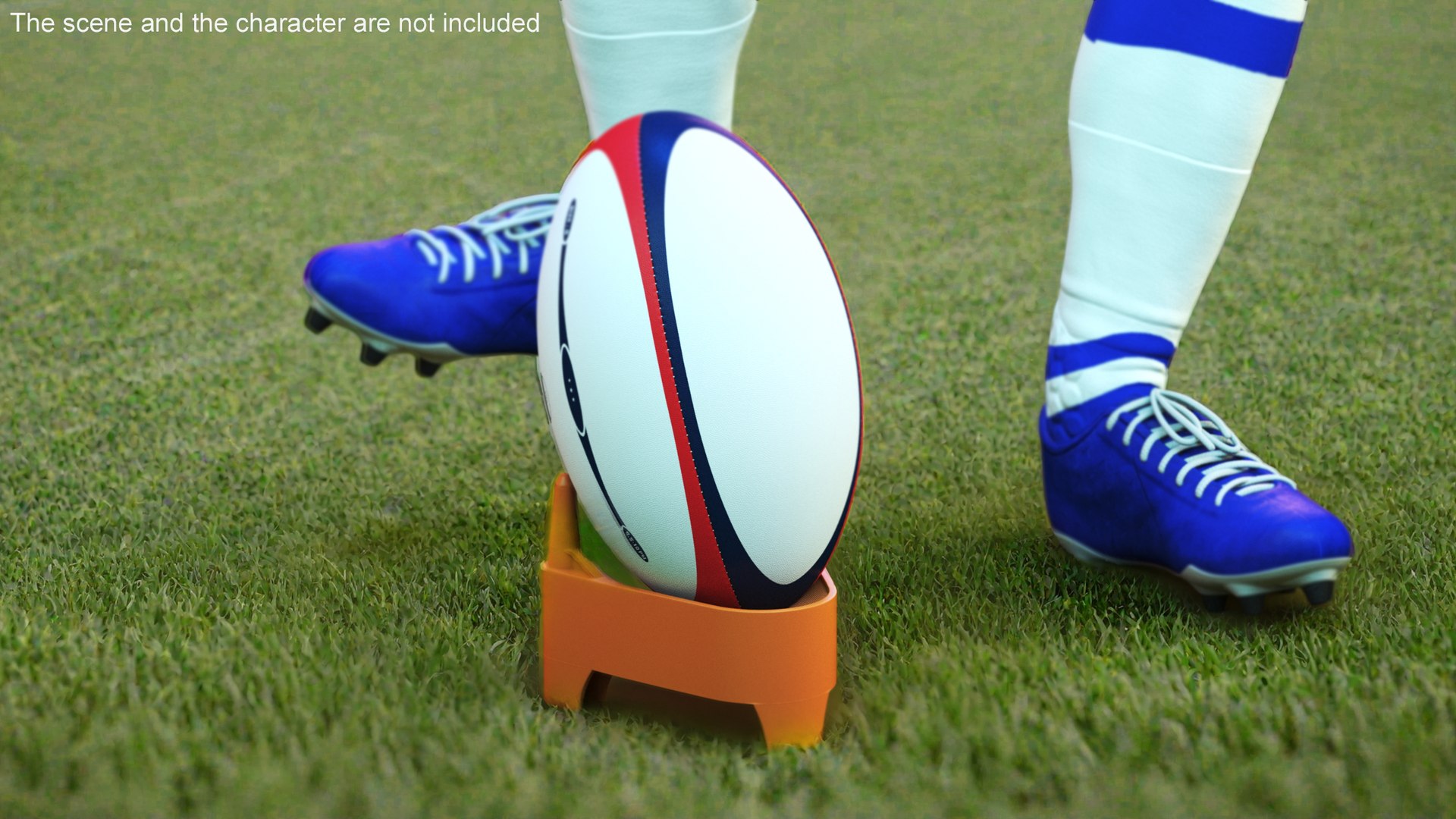 3D Model Rubber Football Kicking Tee - TurboSquid 2241555