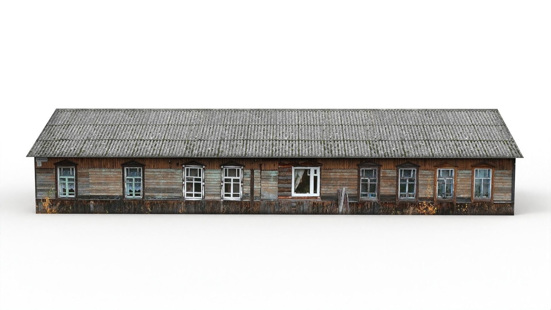 Old Wooden Barrack 3D Model - TurboSquid 1723573