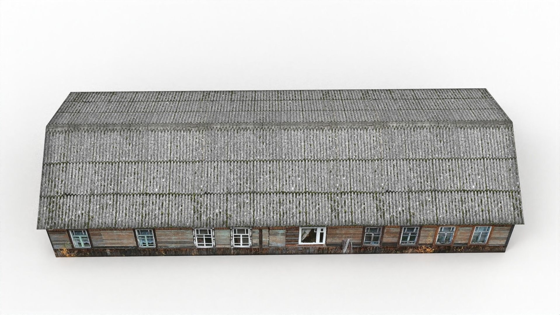 Old Wooden Barrack 3D Model - TurboSquid 1723573