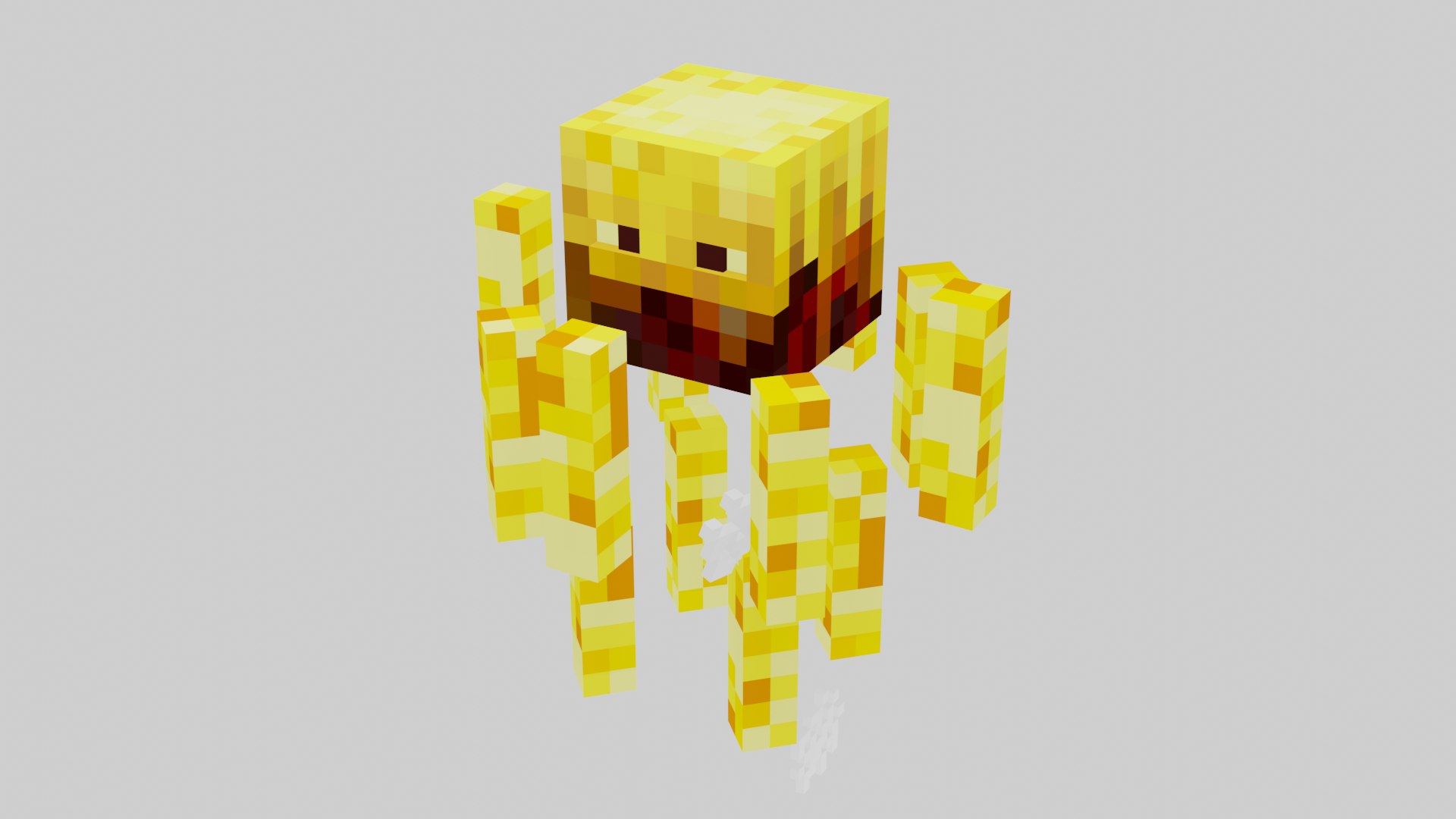 Minecraft Blaze Rigged 3D model - TurboSquid 1977673